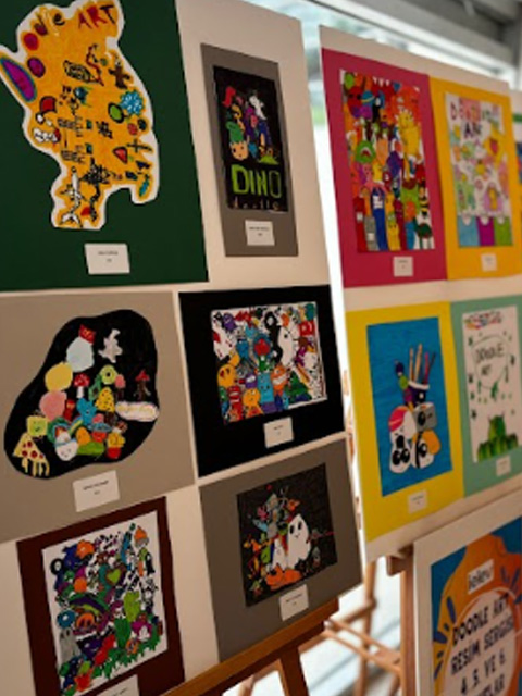 Doodle Art Sergisi Açıldı! | İELEV Okulları - Evrensel değerlere sahip ...